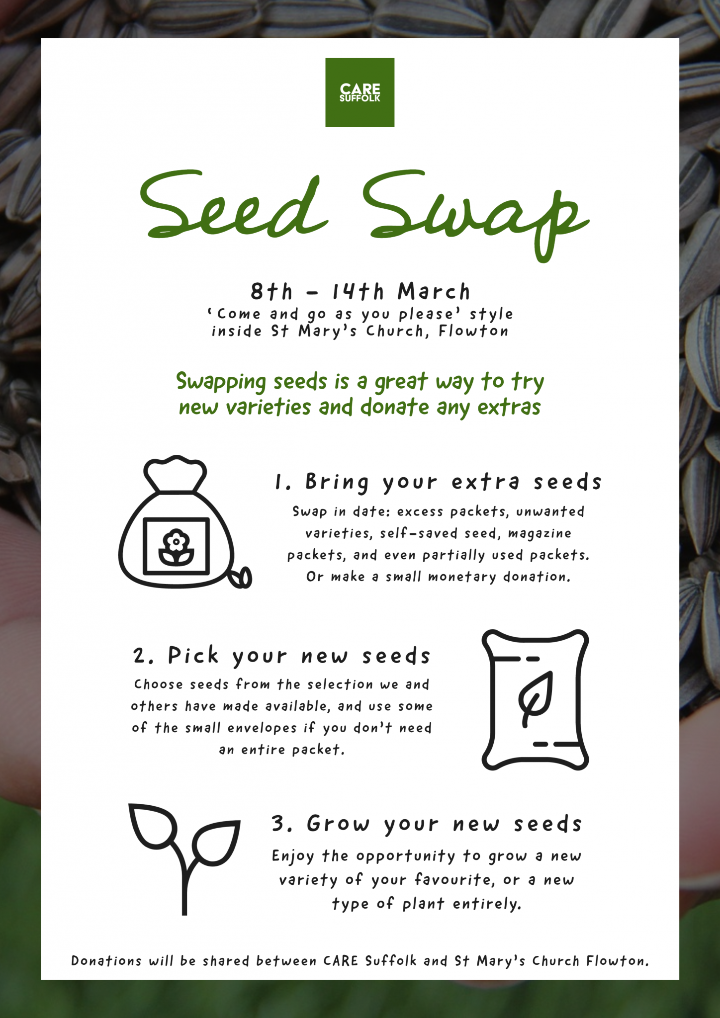 CARE Suffolk Seed Swap 2021 – CARE Suffolk